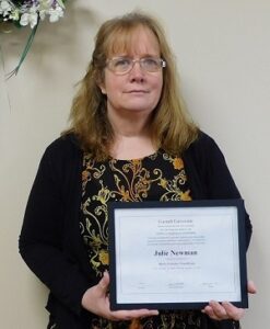 Julie Newman Earns Certification - Futures